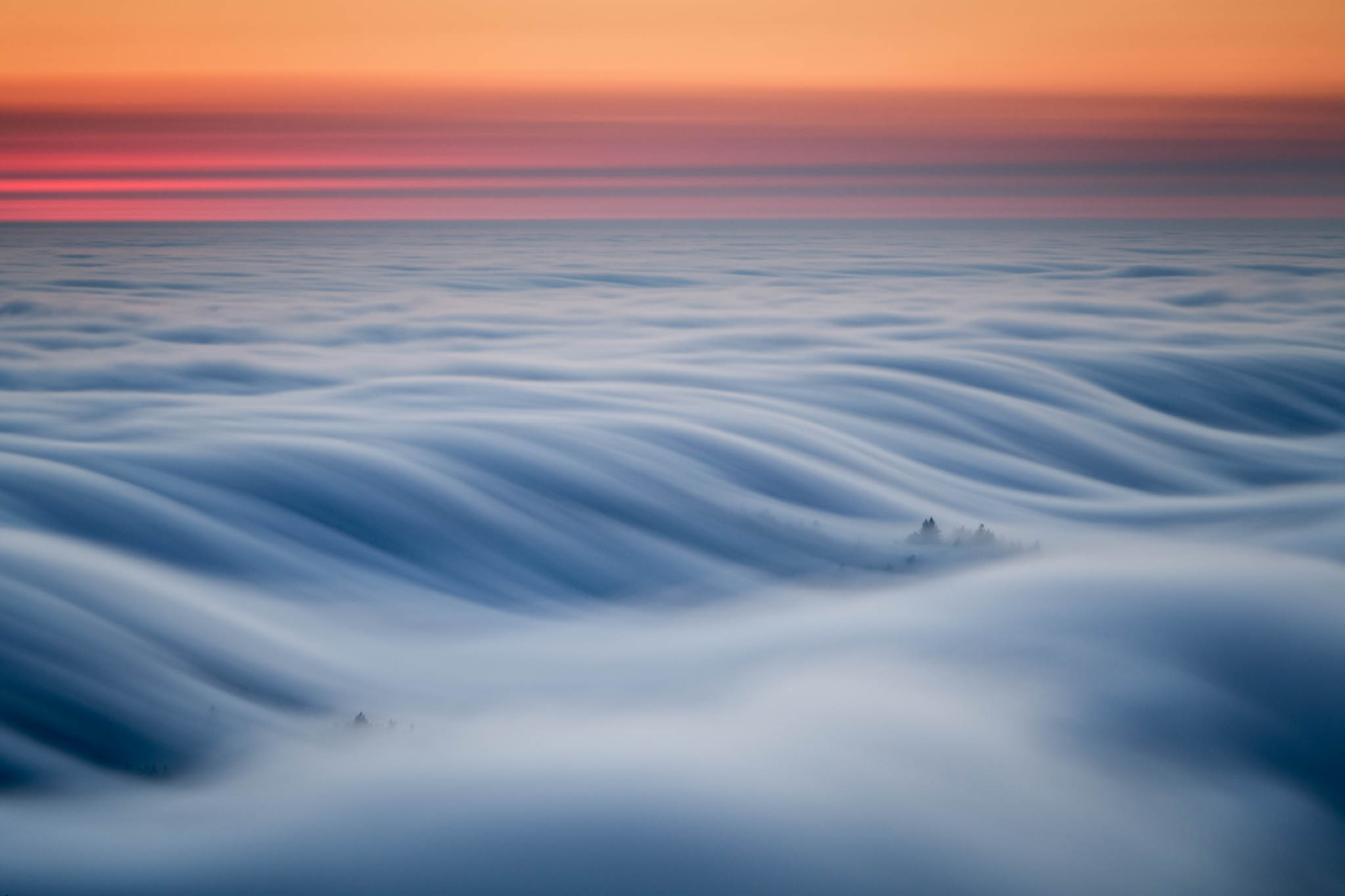 Ridge Fog | Christopher Harrison Photography